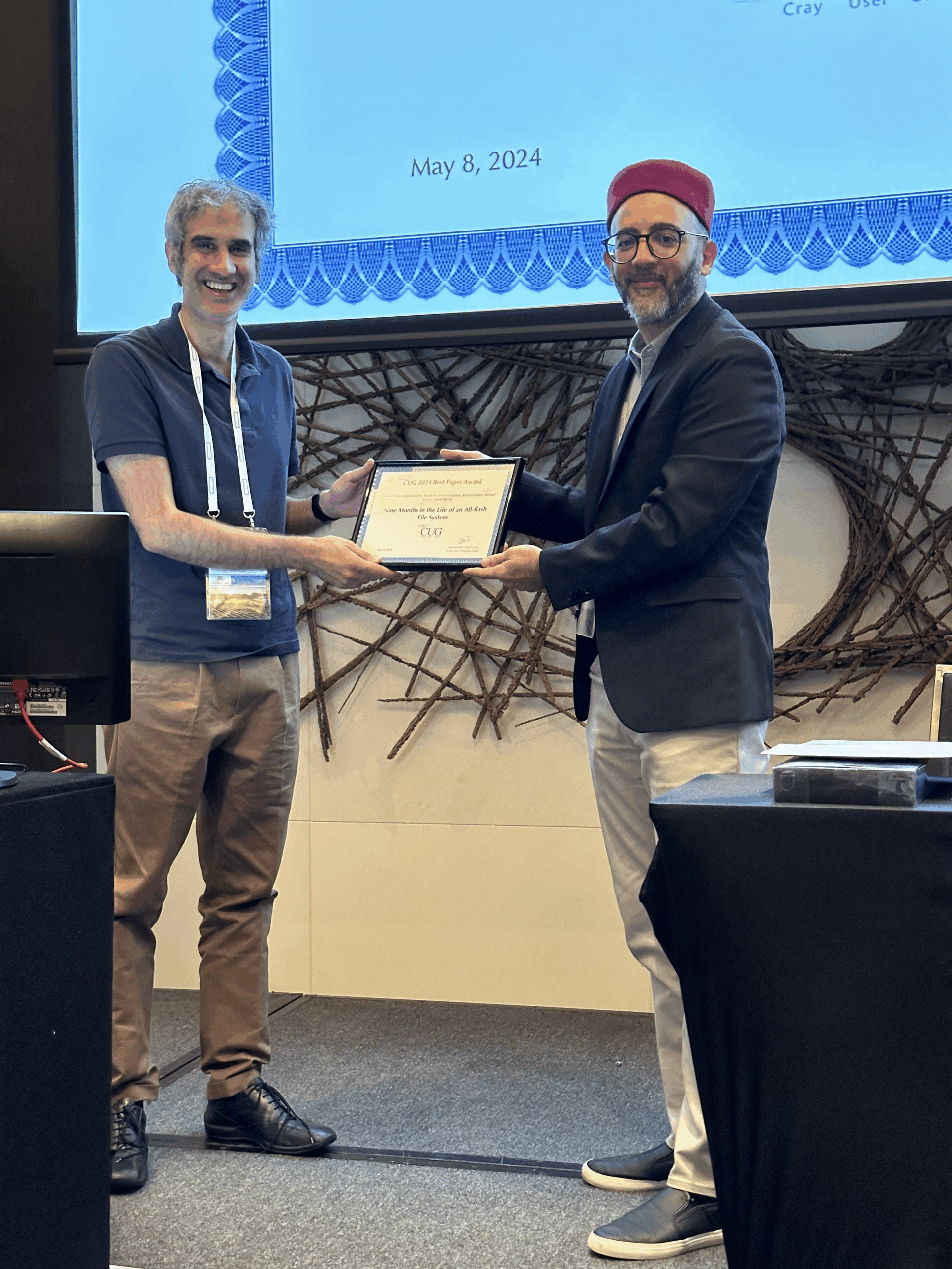 CUG 2024 Best Paper Award Winner – CUG